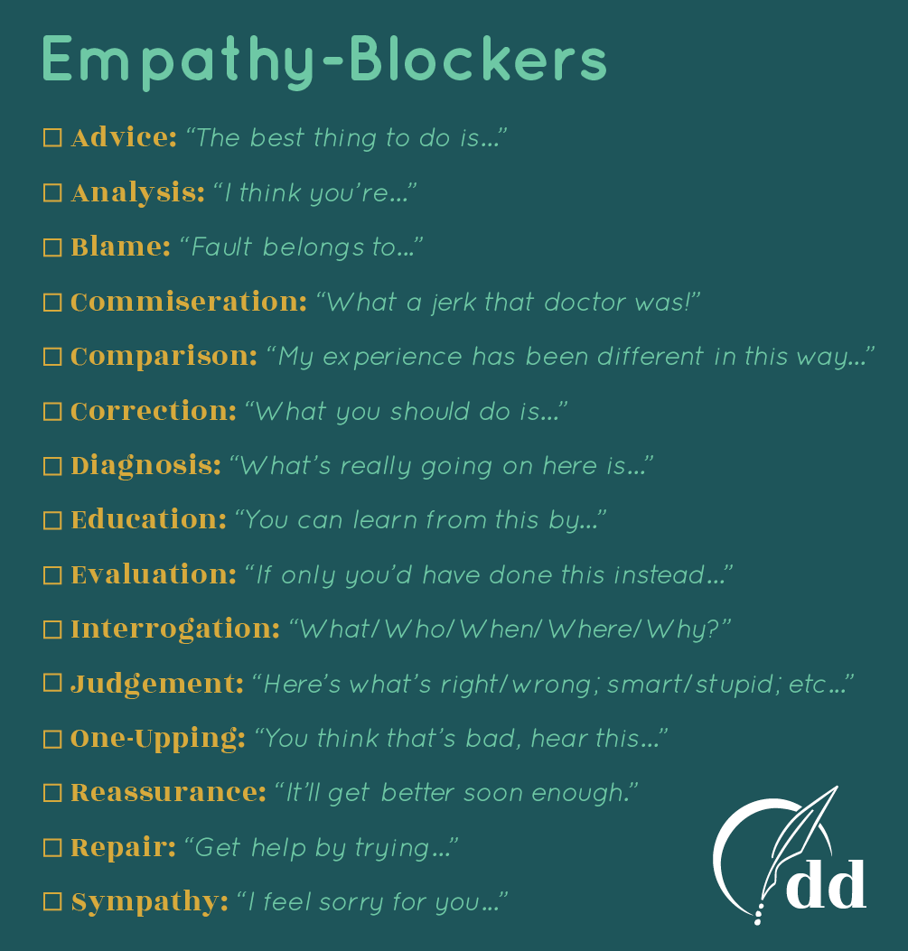 Compassionate Comments - Dear Diagnosis